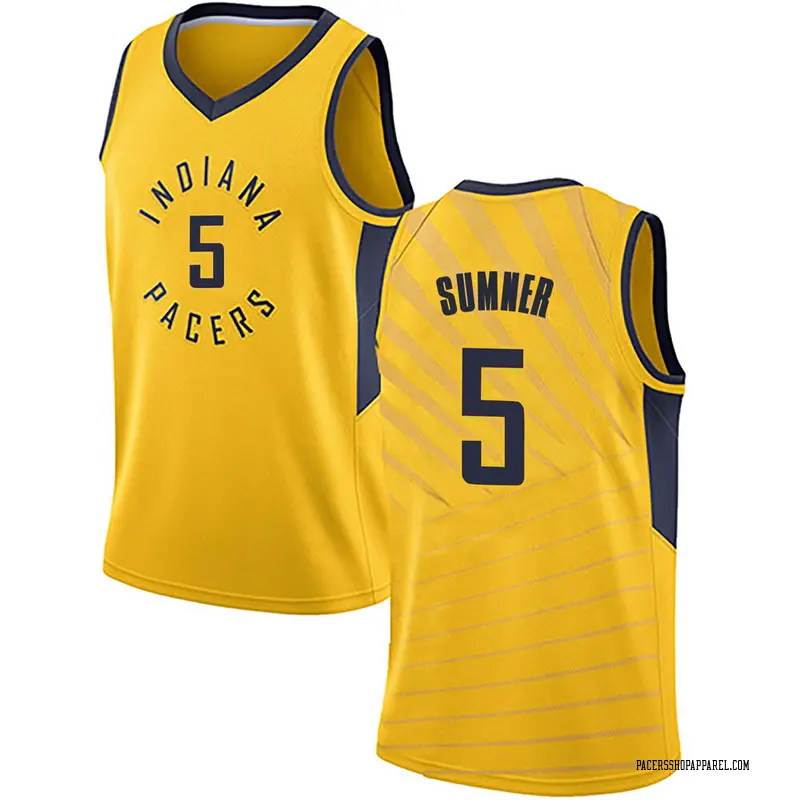 Indiana Pacers Swingman Gold Edmond Sumner Jersey - Statement Edition ... Indiana Pacers Swingman Gold Edmond Sumner Jersey - Statement Edition ...